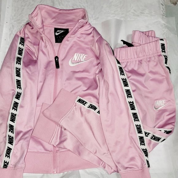 Nike | Matching Sets | Nike Barbie Pink Tracksuit Jacket And Pants Set ...